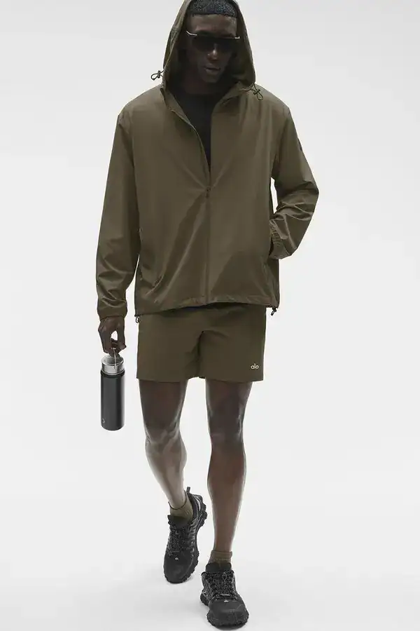 Alo Yoga Performance On-The-Go Jacket - Olive Tree | Editorialist